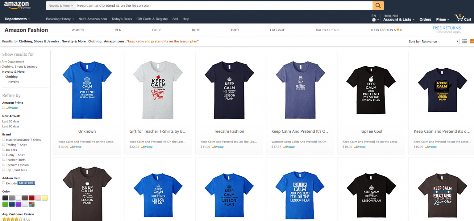Keyword Optimization Merch by Amazon Case Study - Merch Informer ...