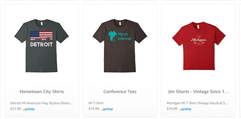 How To Pick Your Merch by Amazon T-Shirt Display Color - Merch Informer ...