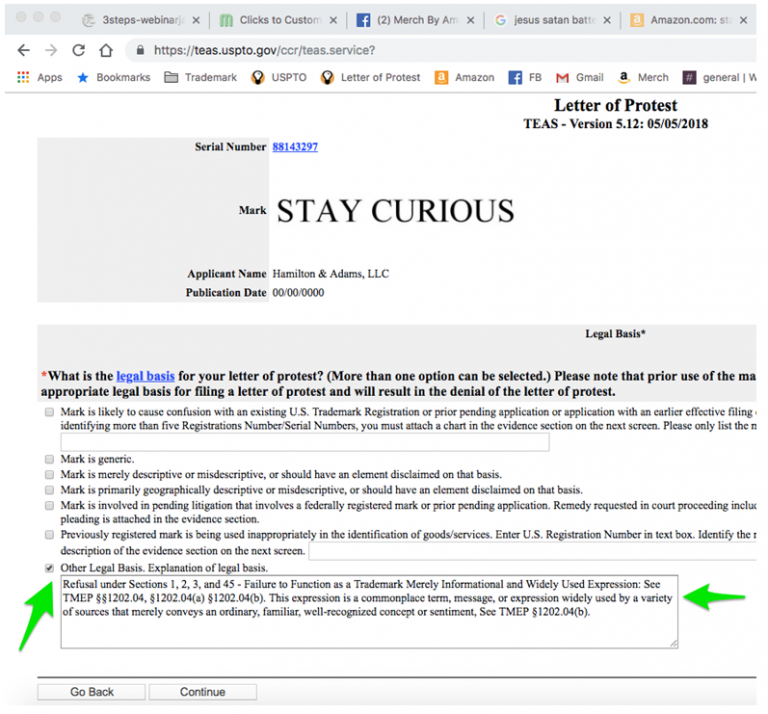 How To File Letters Of Protest Against Frivolous Trademarks - Merch ...