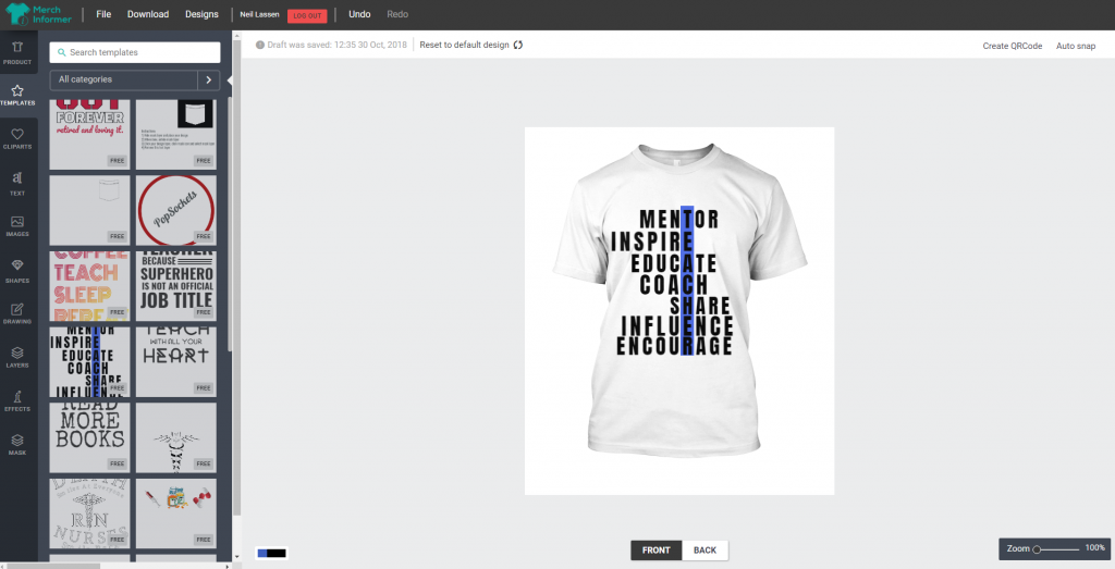 Merch Designer - Merch Informer - Realize Your Merch By Amazon Potential