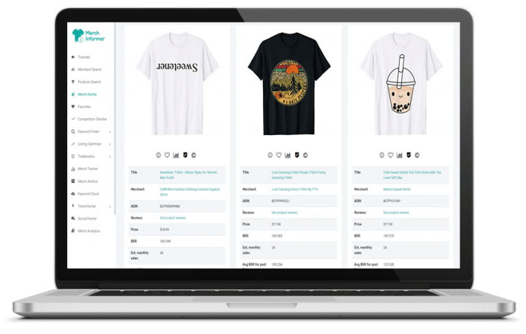 Merch Informer - Realize Your Merch By Amazon Potential