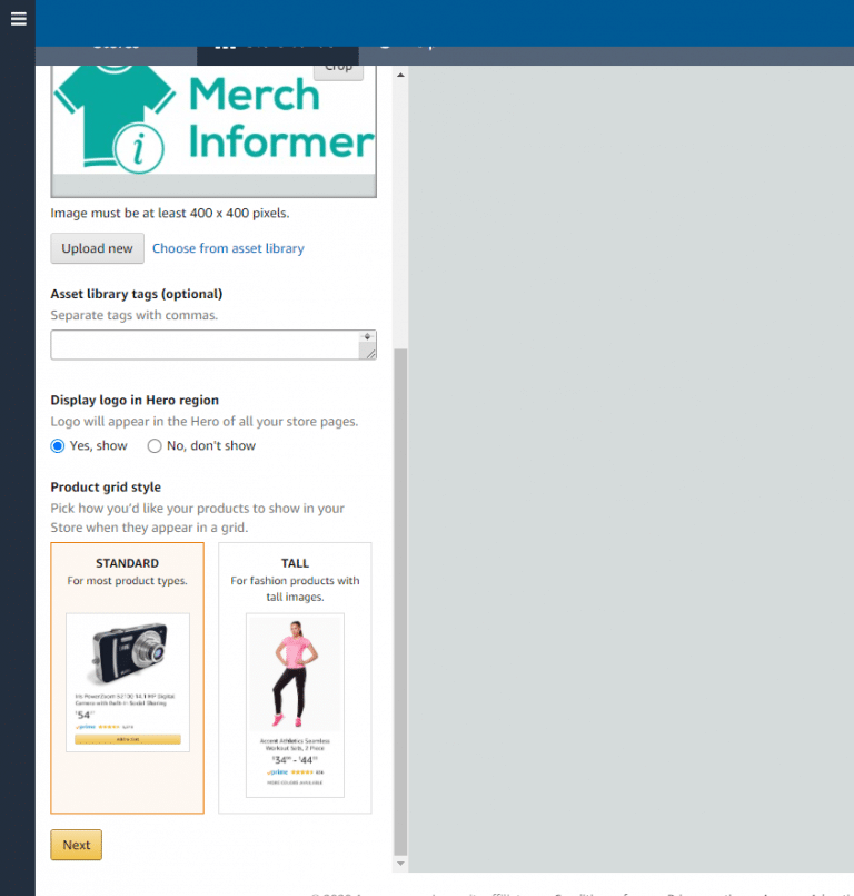 How To Create a Merch by Amazon Landing Page With All Your Products ...