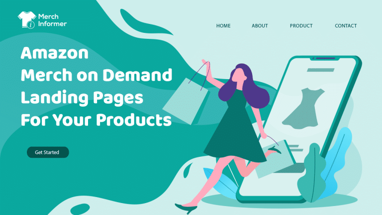 Amazon Merch on Demand Landing Pages For Your Products - Merch Informer ...
