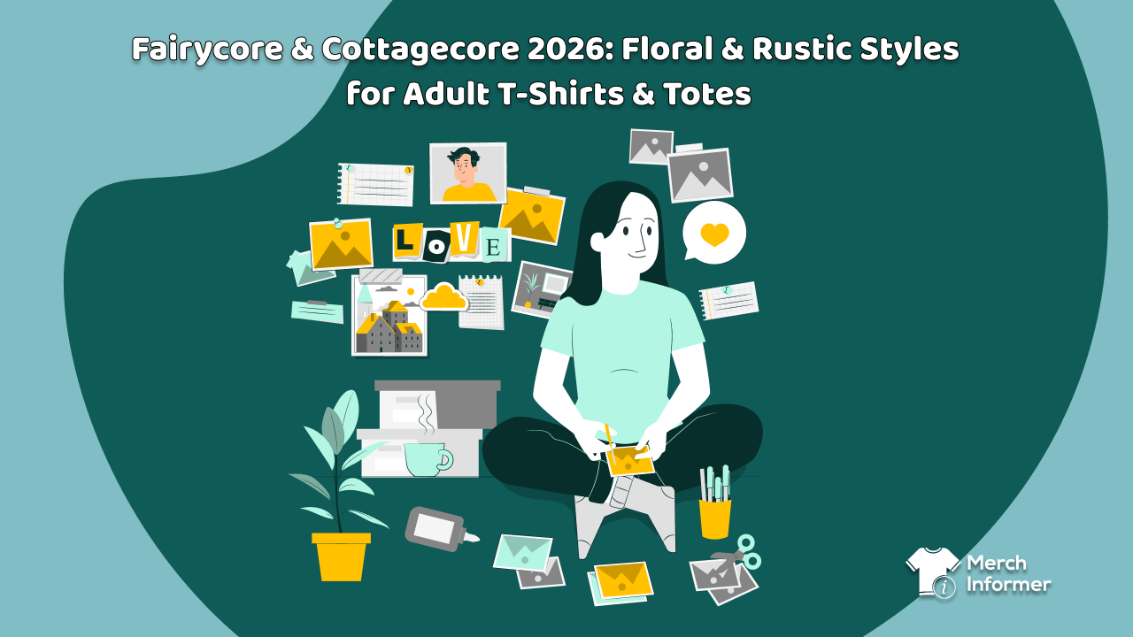 Fairycore & Cottagecore 2026: Floral & Rustic Styles for Adult T-Shirts ...